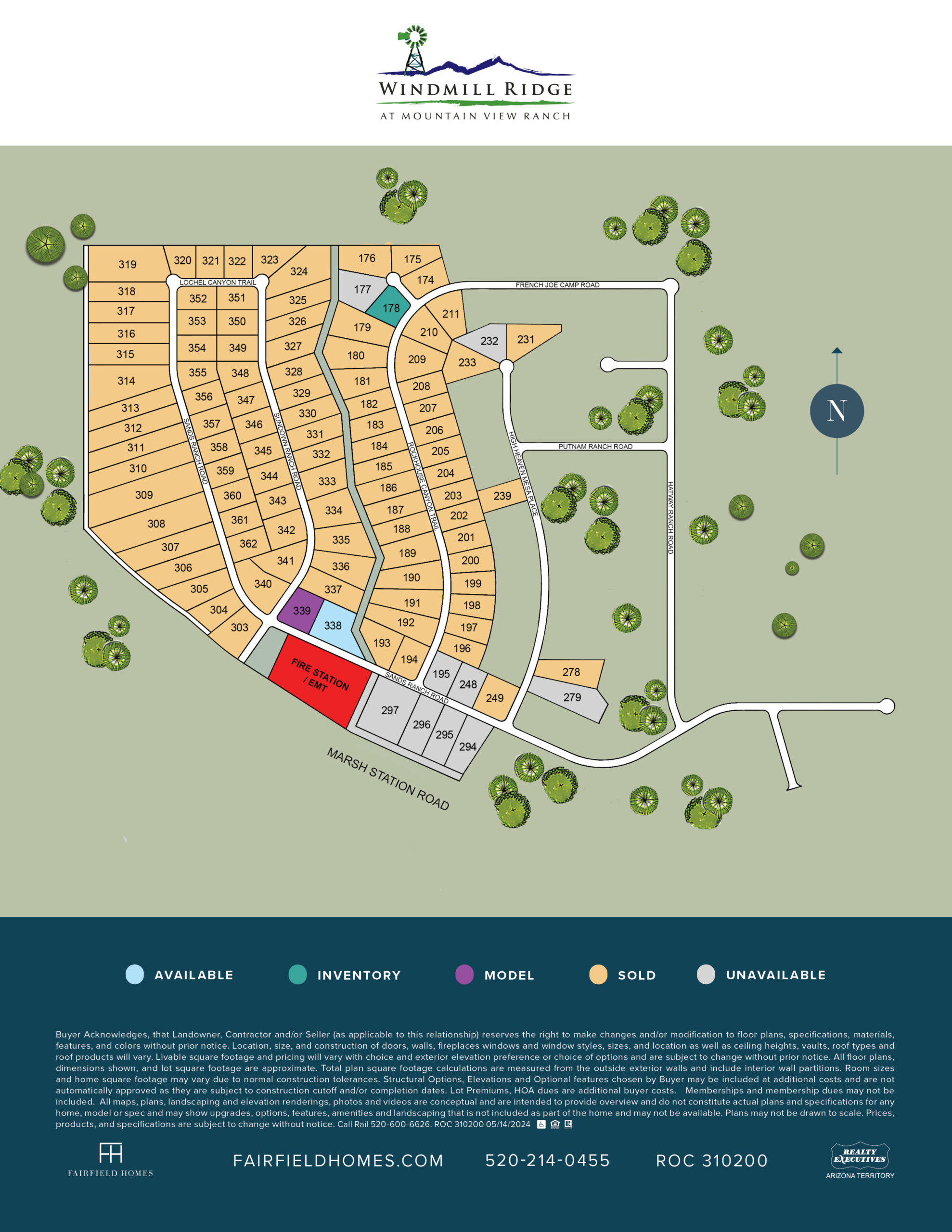 13354 S Fourr Ranch Place Lot 178 - Fairfield Homes