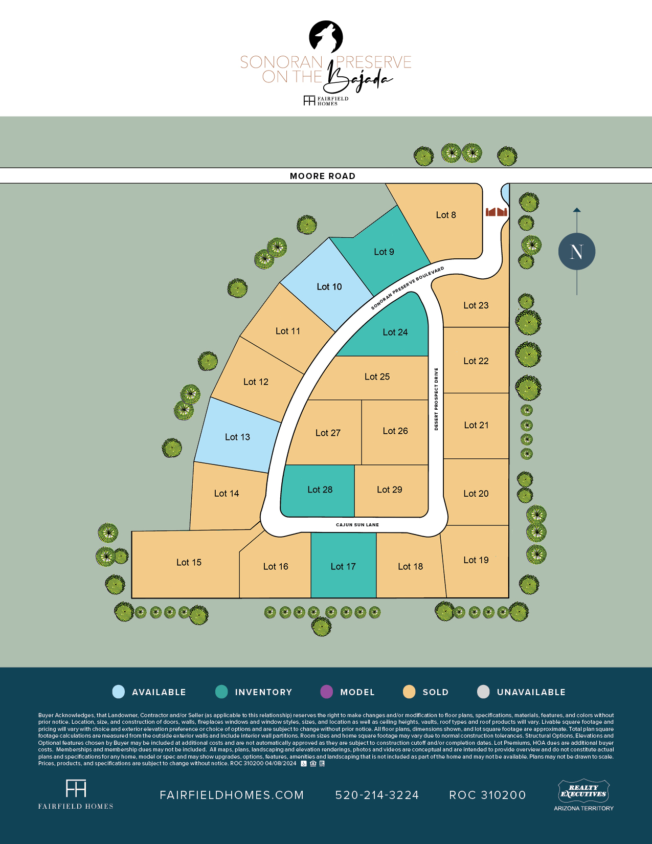 Sonoran Preserve on the Bajada | Fairfield Homes Community | Marana