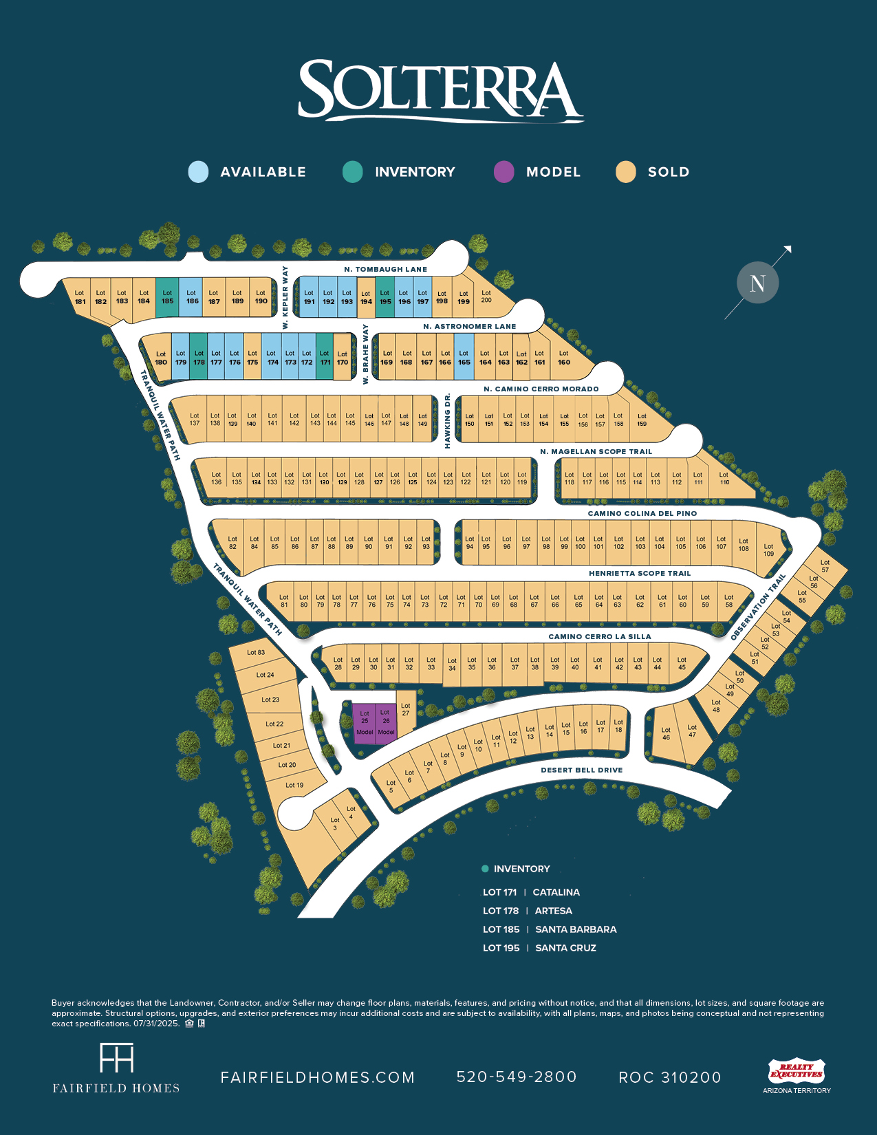 Solterra Las Campanas - Fairfield Homes